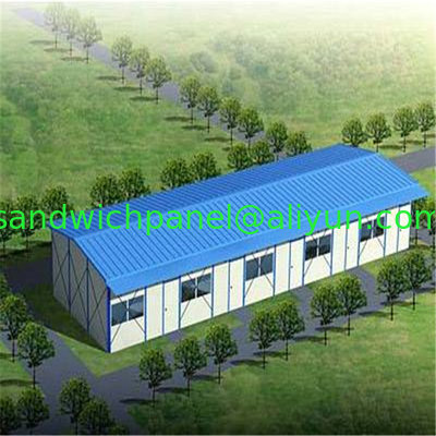 prefabricated light weight steel frame eps sandwich panel house for warehouse