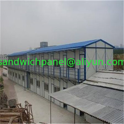 15-35 years fireproof glass wool sandwich panel prefabricated house for worker house