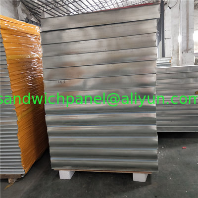 60-120 kg color steel rock wool sandwich panel with 8 grade earthquake