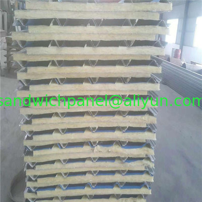 840mm glass wool sandwich roof panel with 30mm thickness for warehouse