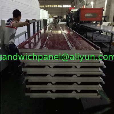 MOQ 426.3 sqm 50mm eps sandwich roof panel with 0.4mm steel sheet for sale