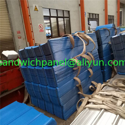 fast assembly color steel 0.426mm corrugated blue roof sheets for chicken house
