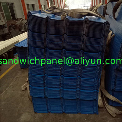 fast assembly 0.426mm blue corrugated roof sheets use as fence for 6-7 times