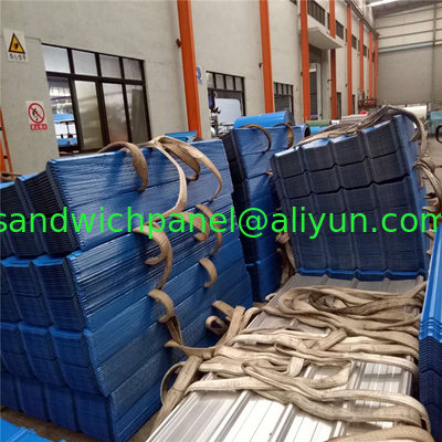 40 years energy saving blue 0.526mm corrugated roof sheet can be recycled after lifetime