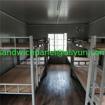 fast assembly customize 20ft eps sandwich panel container house for 10 workers