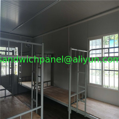 fast assembly customize 20ft eps sandwich panel container house for 10 workers