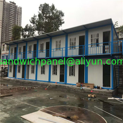 fast assembly customize 20ft eps sandwich panel container house for 10 workers