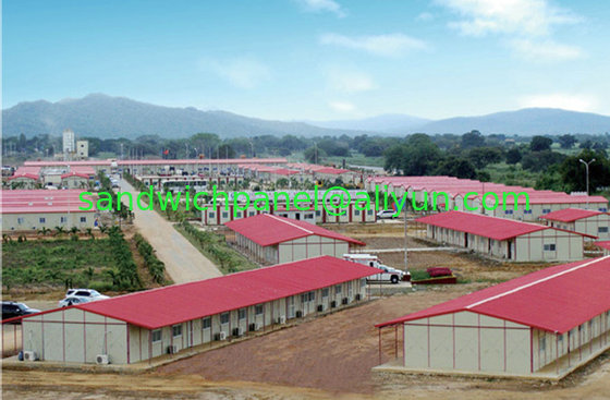 prepainted light C steel prefab mosular homes use for 20 years can be recycled