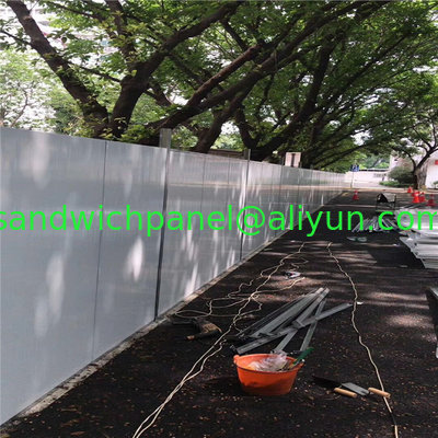 15 years light weight 50mm sandwich panel fence used for real eastate