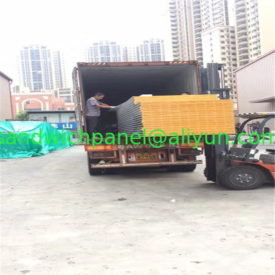 greywhite 50mm hollow mgo sandwich panel with 0.426mm steel sheet for Pharmaceutical Industry