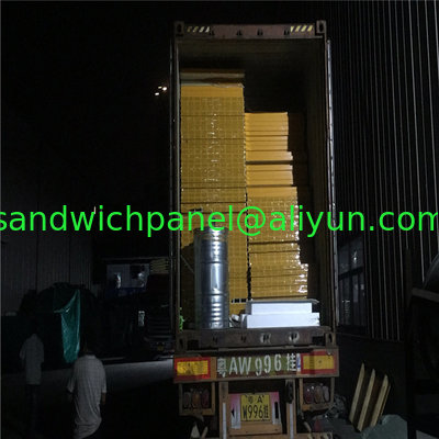 greywhite 50mm hollow mgo sandwich panel with 0.426mm thickness stel sheet for clean room
