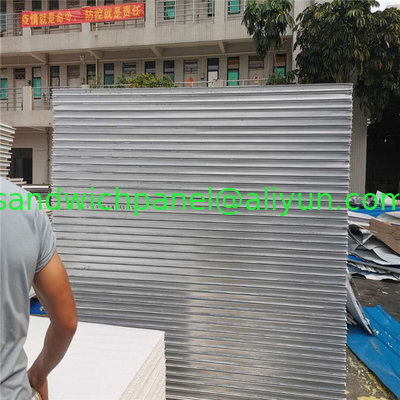 light weight 1150 -50-326mm greywhite eps sandwich roof panel for prefabricated house