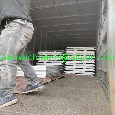 low cost 1150 -50-0.326mm greywhite eps sandwich panel for wall and roof