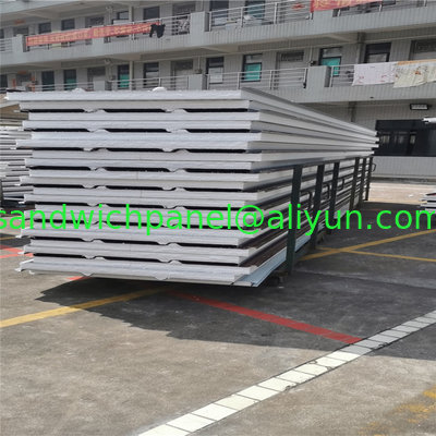 light weight wine red color 75mm eps construction panels for for prefabricated house