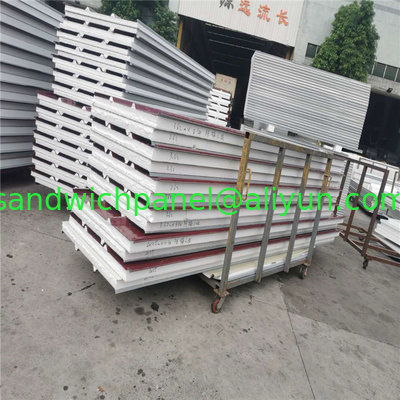 waterproof prefabricated sandwich panels 75mm thickness for construction buildings