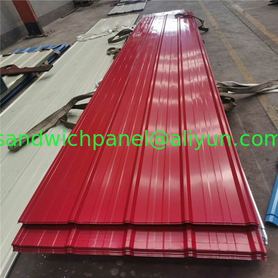 lifespan 20 years wine red 0.476mm thickness of corrugated roof steel sheet for poultry farm