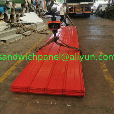 900 type 0.4mm thick corrugated roof steel sheet for worker camp