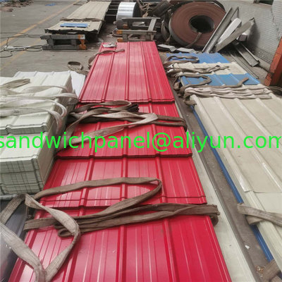 900 type 0.4mm thick corrugated roof steel sheet for worker camp
