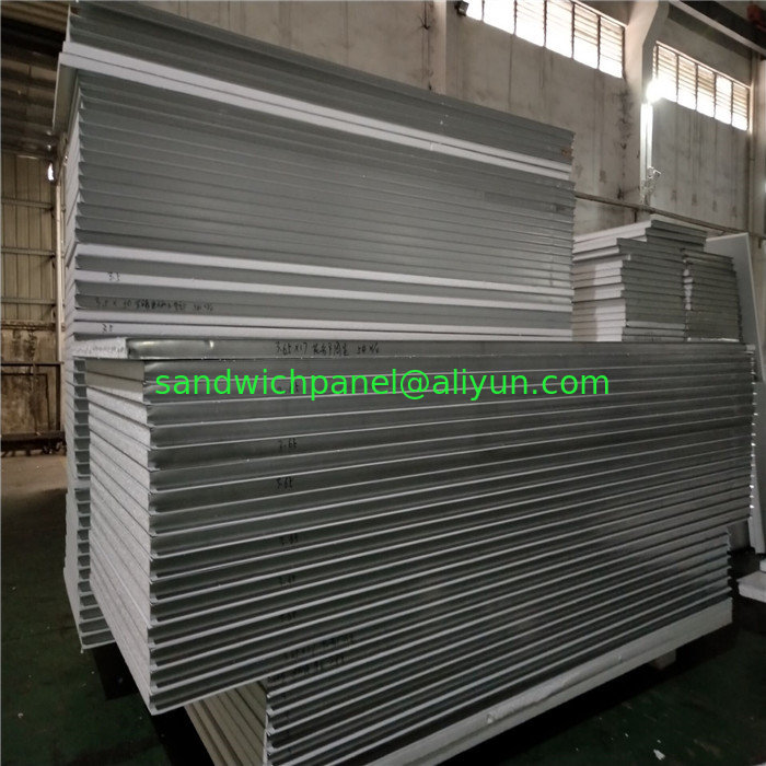 0.326mm corrugated steel sheet eps sandwich panel 5500x1150 for wall