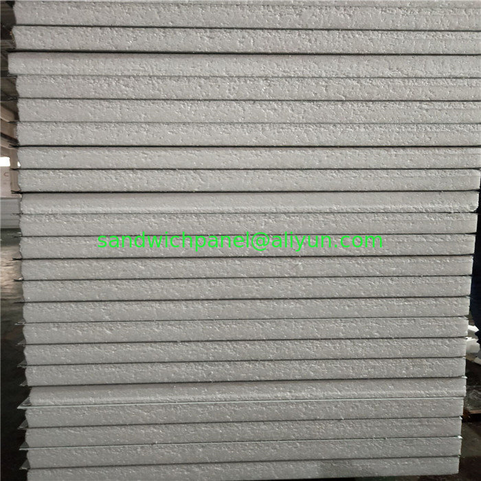 75mm white color waterproof eps sandwich wall panel 11900 x 1150 x 50mm for building