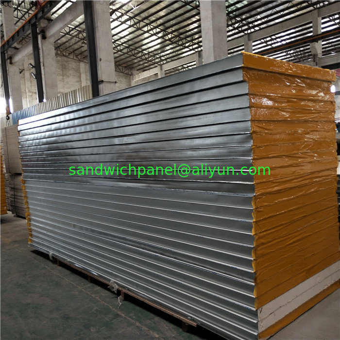 insulated steel sheet phenolic sandwich panel 3710 x 1150 x 75mm for warehouse