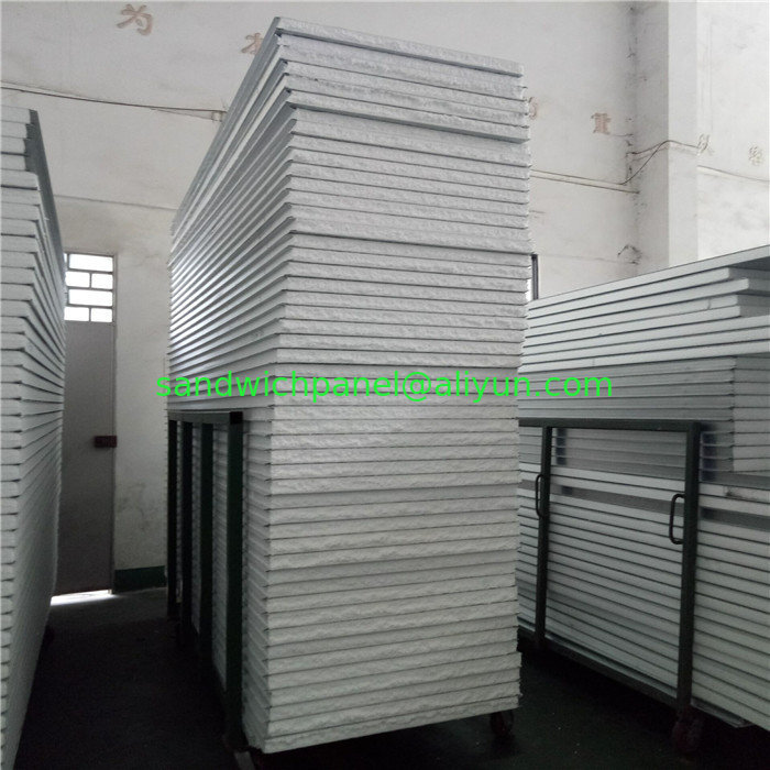 0.376mm grey white steel surface light weight eps sandwich panel 5500 x 1150 x 50mm