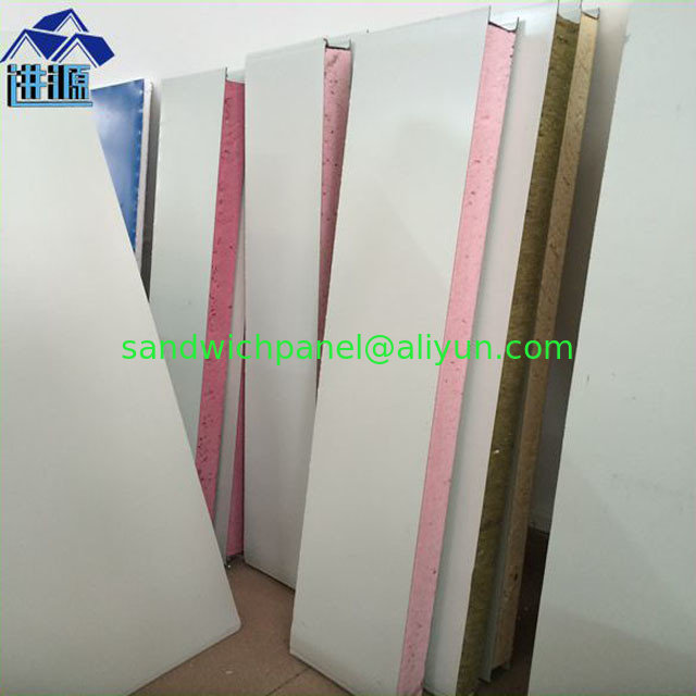 sound insulation 75mm PU foam sandwich panel walls board for container house