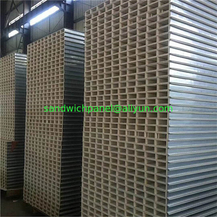 waterproof and fireproof 50mm MGO exterior sandwich wall panels for supermarket