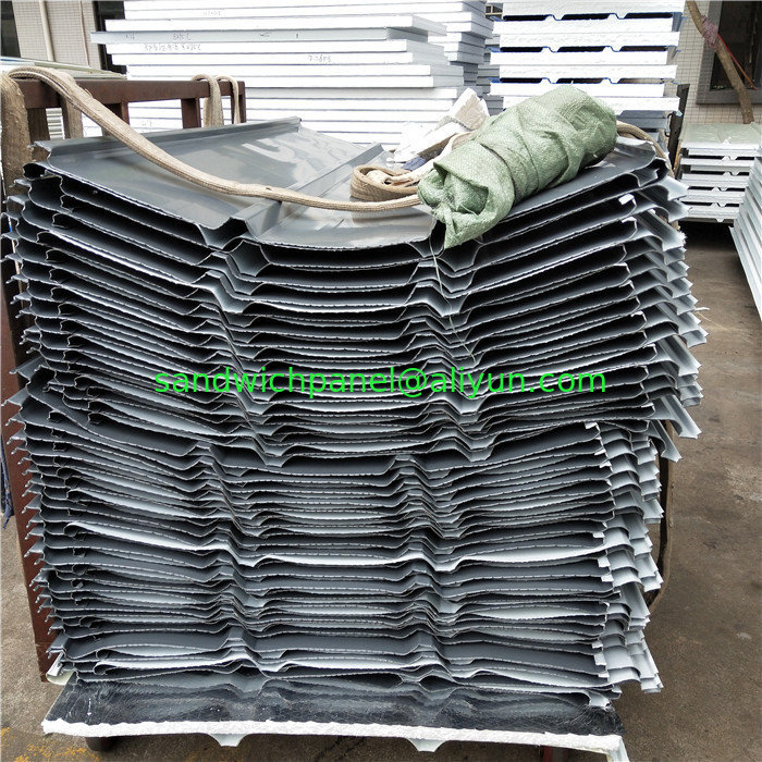 1050mm RAL7002 0.426mm corrugated meter roof sheets used for roof tile