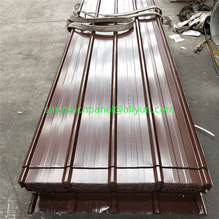 25 years 1050 / 840mm type color steel roof sheets widely used for roof tile