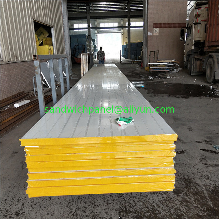 50mm 60kg mobile home rock wool sandwich wall paneling with 30minutes fire resistant