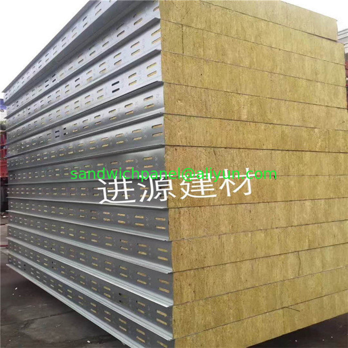 30minutes fire resistant 50mm exterior  rock wool sandwich wall panels designs of house