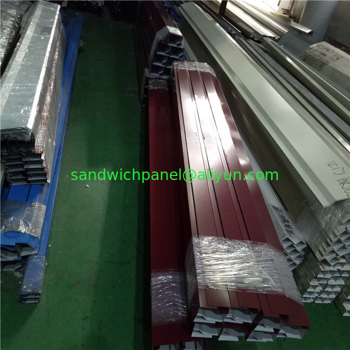 2200mm length RAL3005 color steel sheet dine line with 0.4mm for warehouse roof