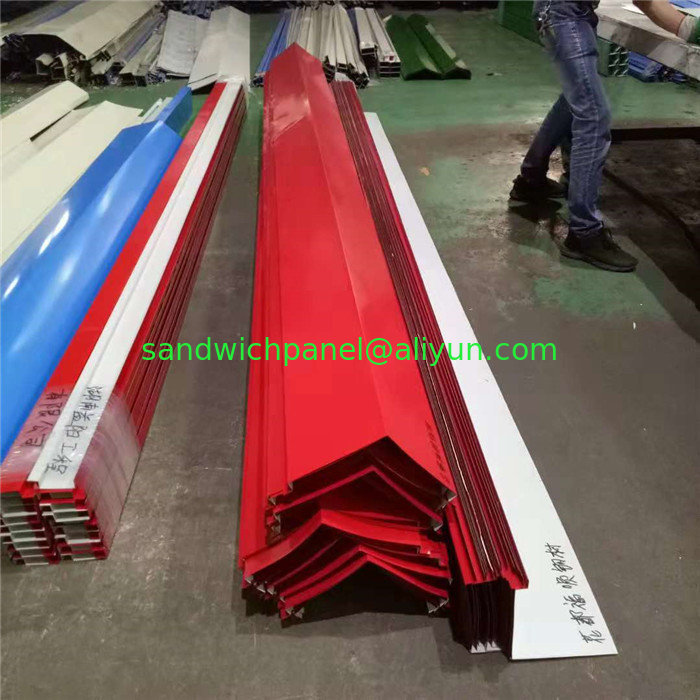 30years 0.426mm color steel sheet roof flashing for prefabricated buildings