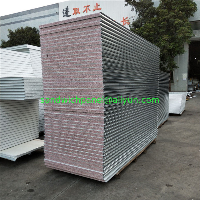 50mm 1150mm modified eps sandwich house panel for 2 storey prefabricated home