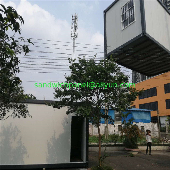 fast assembly customize 20ft eps sandwich panel container house for 10 workers