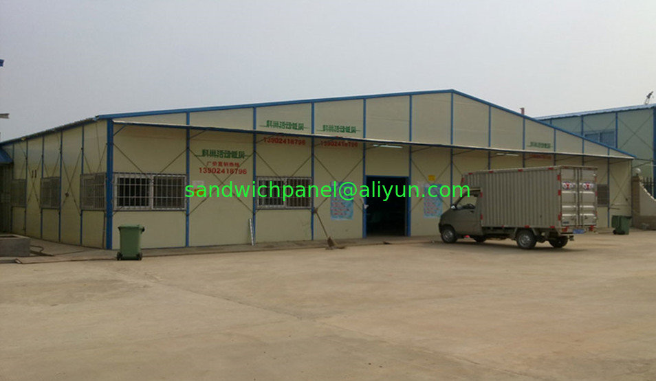fast assembly inexpensive light steel K type prefabricated warehouse