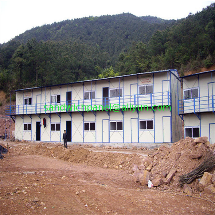 light steel structure prefab eco homes with kitchen and bathroom for living house