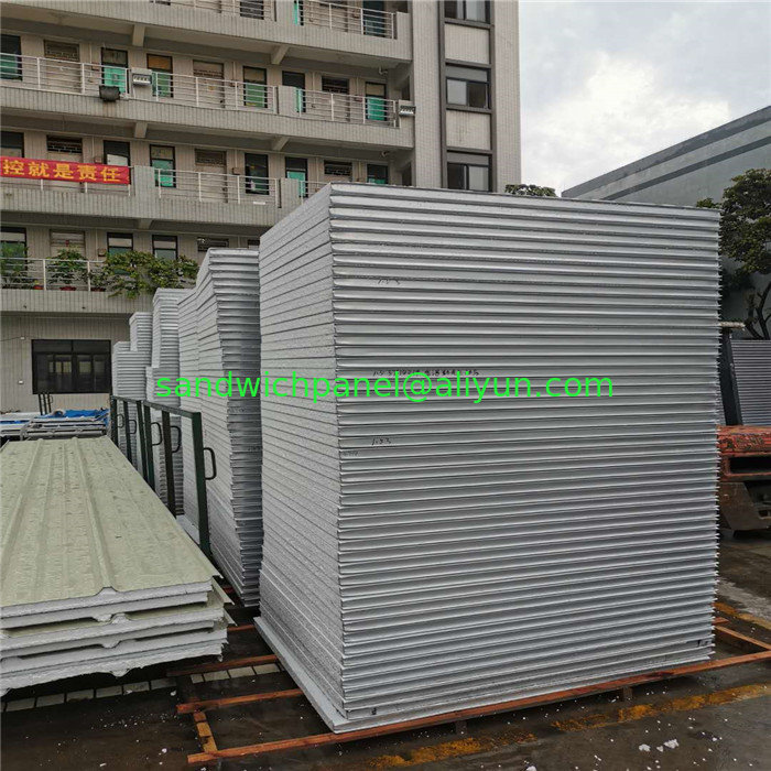1150-50-326mm greywhite eps sandwich panel for K  type prefabricated house