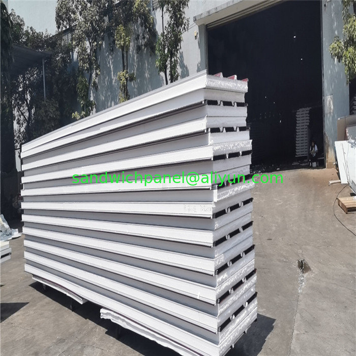 1050 type wine red color 50mm eps construction panels for for prefabricated buildings
