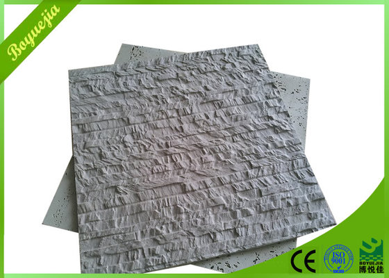 Exterior flexible slate wall tile of Clay + Miner Powder size 300x300 mm