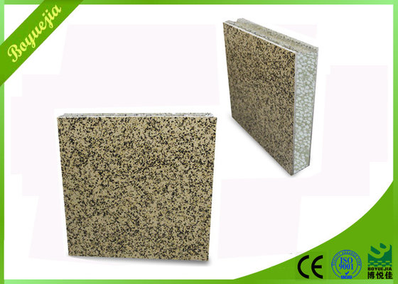 Fireproof 75mm Panel Sandwich Interior , Partition EPS Cement Sandwich Panel