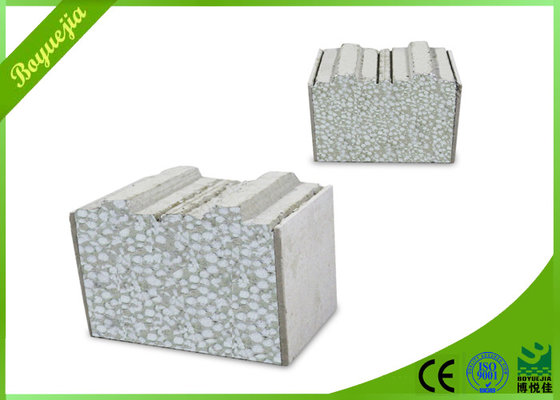 Outdoor wall partition panels , Sound Insulation Waterproof Cement Sandwich Wall Panel