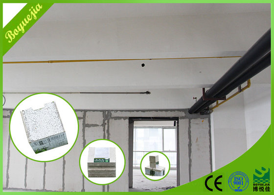 Lightweight Waterproof EPS Cement Sandwich Panel Non asbestos 2270 * 610 * 100 mm