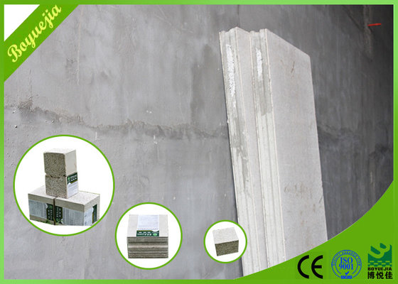 Sound Insulated Lightweight EPS Cement Sandwich Panel For Building Exterior / Interior Wall