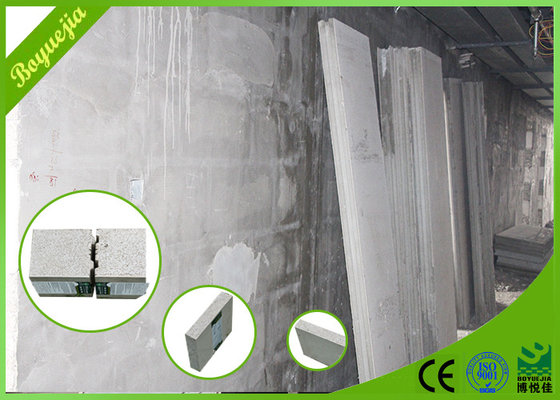 Waterproof Fireproof EPS Cement Sandwich Panel , 40dB Sound Insulation