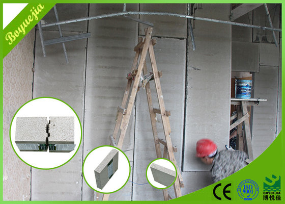 Enviromental EPS Cement Sandwich Panel For Interior Exterior Wall / Roof / Floor