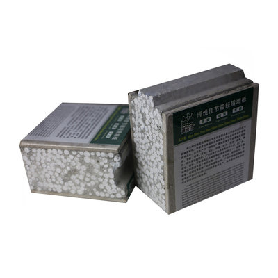 Light Weight Eps Cement Sandwich Wall Panel For Indoor / Outdoor Decoration