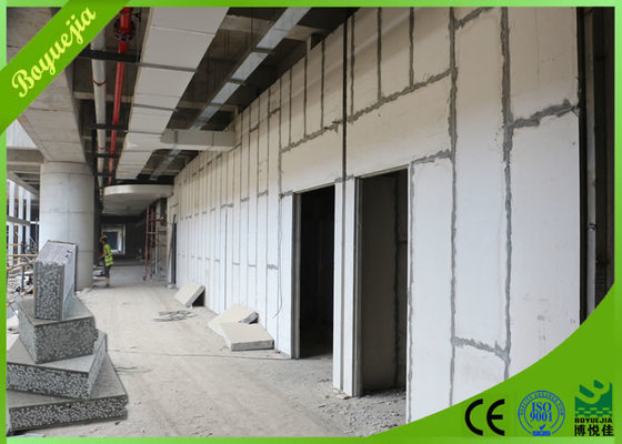 CE Fast Construction Fire Proof Outdoor Wall Partition Panels / Partition Office Walls