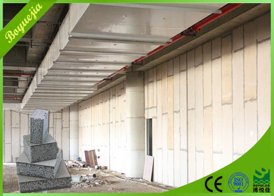 Warm Preservation EPS Polystyrene Cement Sandwich Wall Panel Sound Insulated